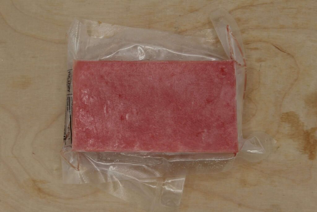 Frozen Saku Tuna Blocks - 11 Lbs. Case - Hopkins Seafood