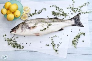 Fresh Whole Rockfish (Striped Bass)